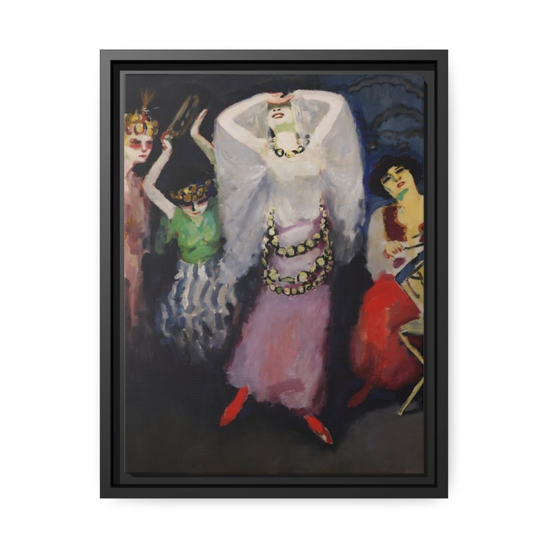 Kees Van Dongen the Famous Fatima and Her Troupe Framed Canvas Print ...