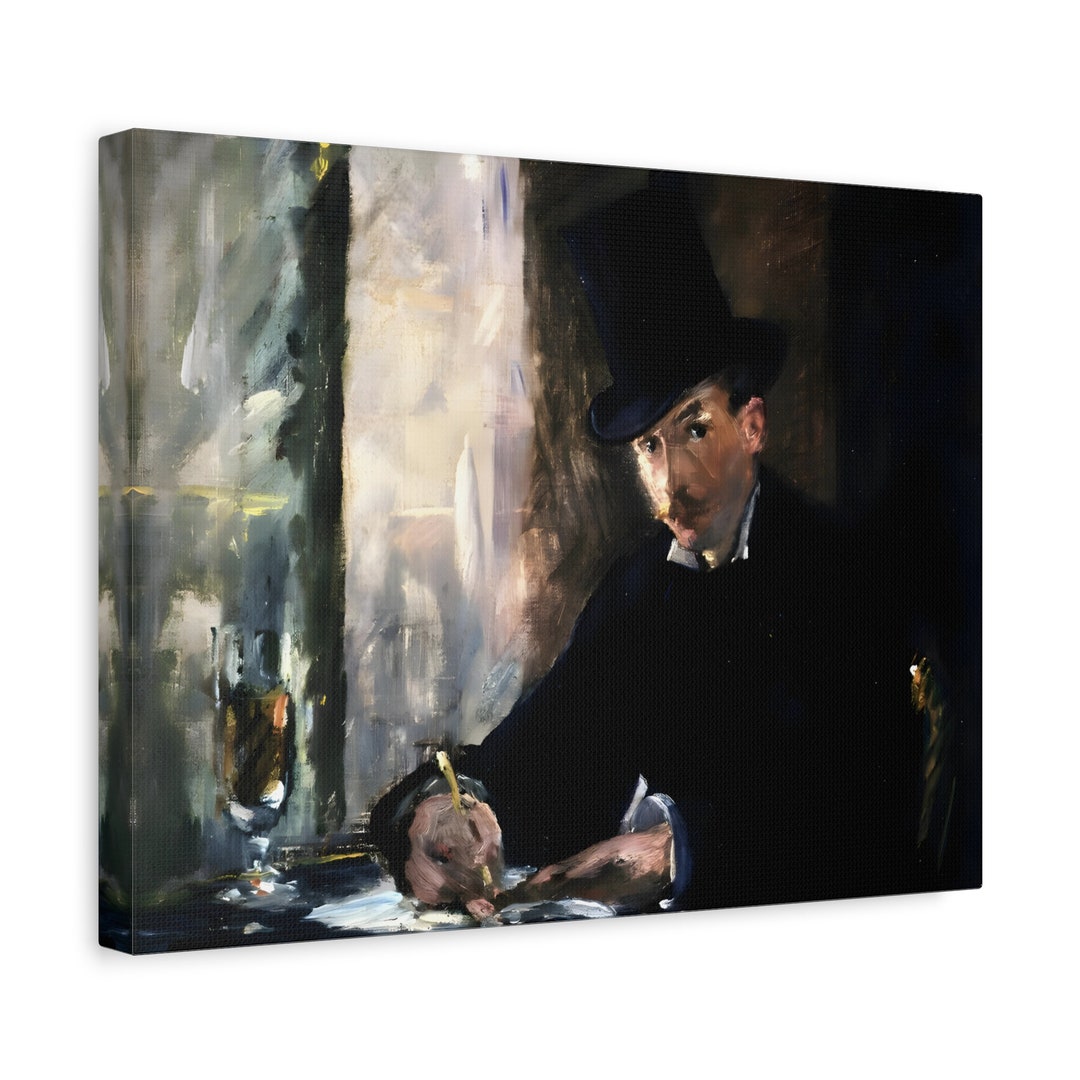 Edouard Manet Chez Tortoni Canvas Print Famous Artist - Etsy UK