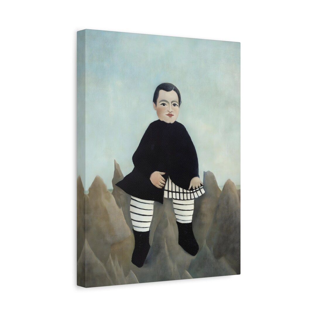 Henri Rousseau Boy on the Rocks Canvas Print Famous Artist - Etsy UK