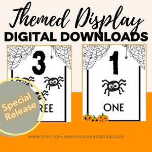 Halloween Number Chart - SPECIAL - Etsy