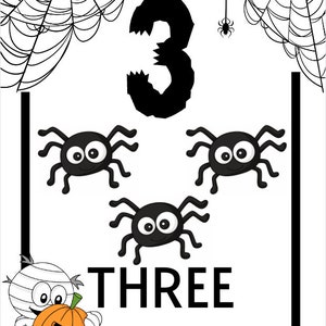 Halloween Number Chart - SPECIAL - Etsy