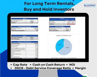 Cash Flow Deal Analyzer Template L Cash Flow Google Sheets L Real ...