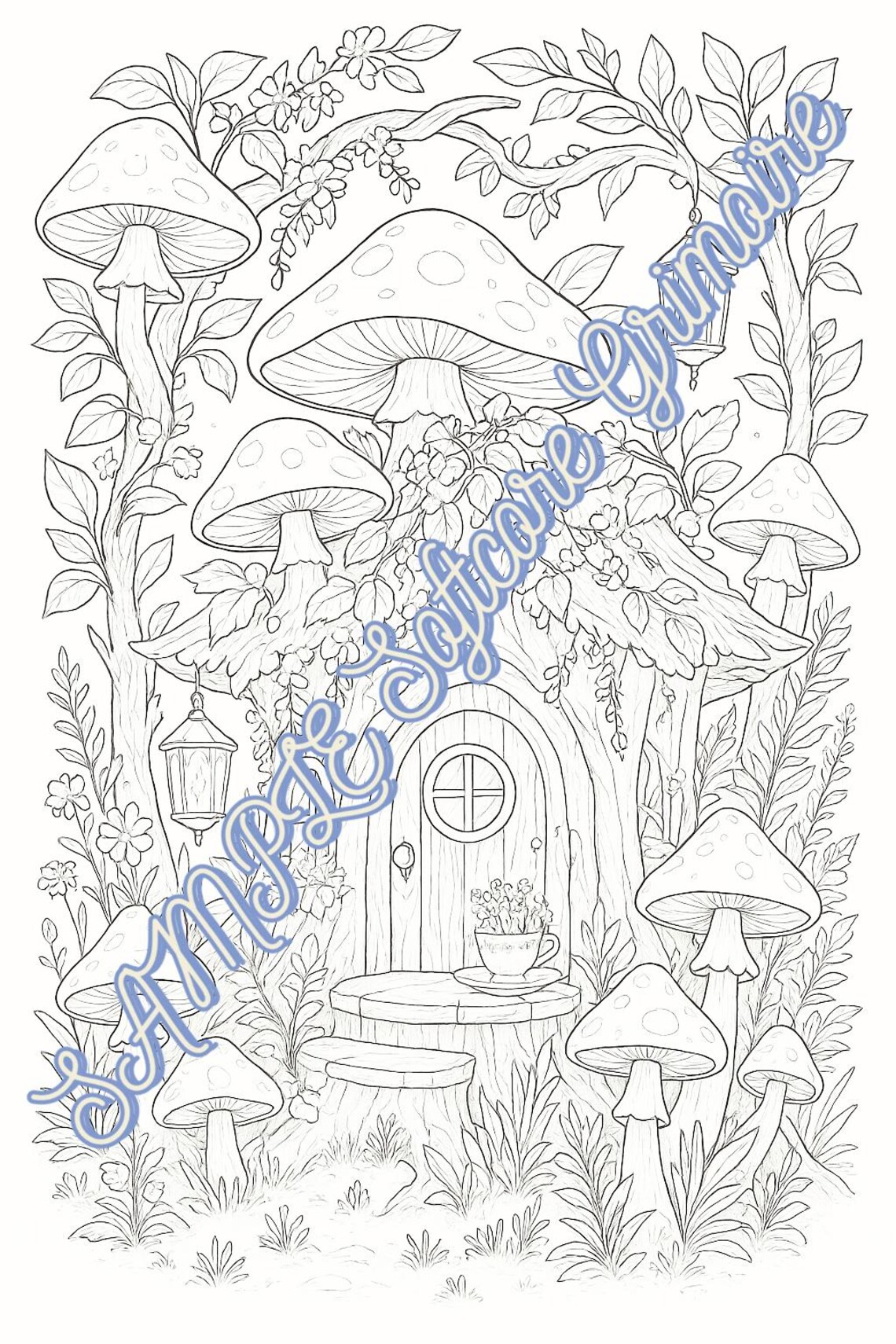 Fairycore Fantasy Coloring Pages (digital Download) / Printable ...