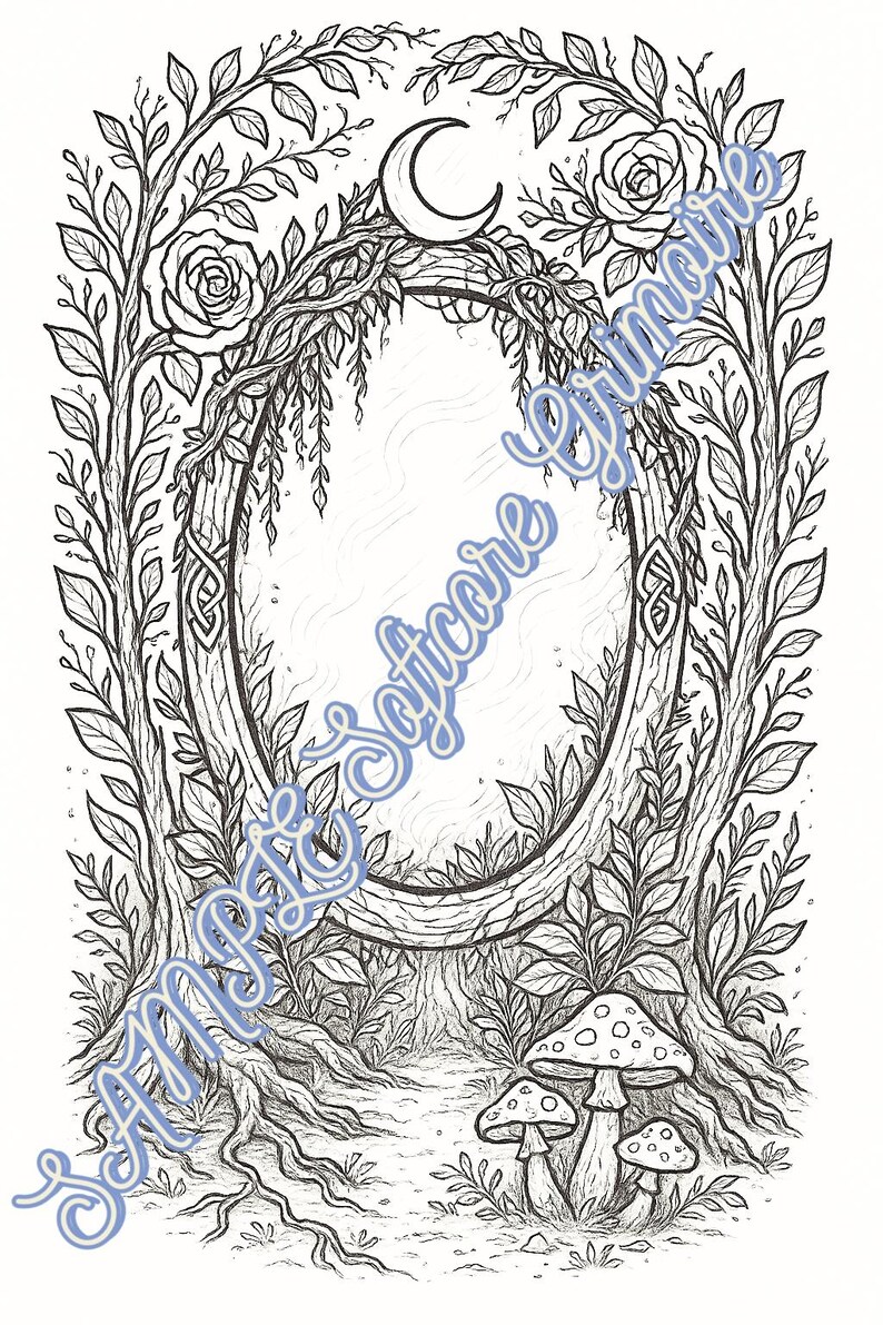 Fairycore Fantasy Coloring Pages (digital Download) / Printable ...