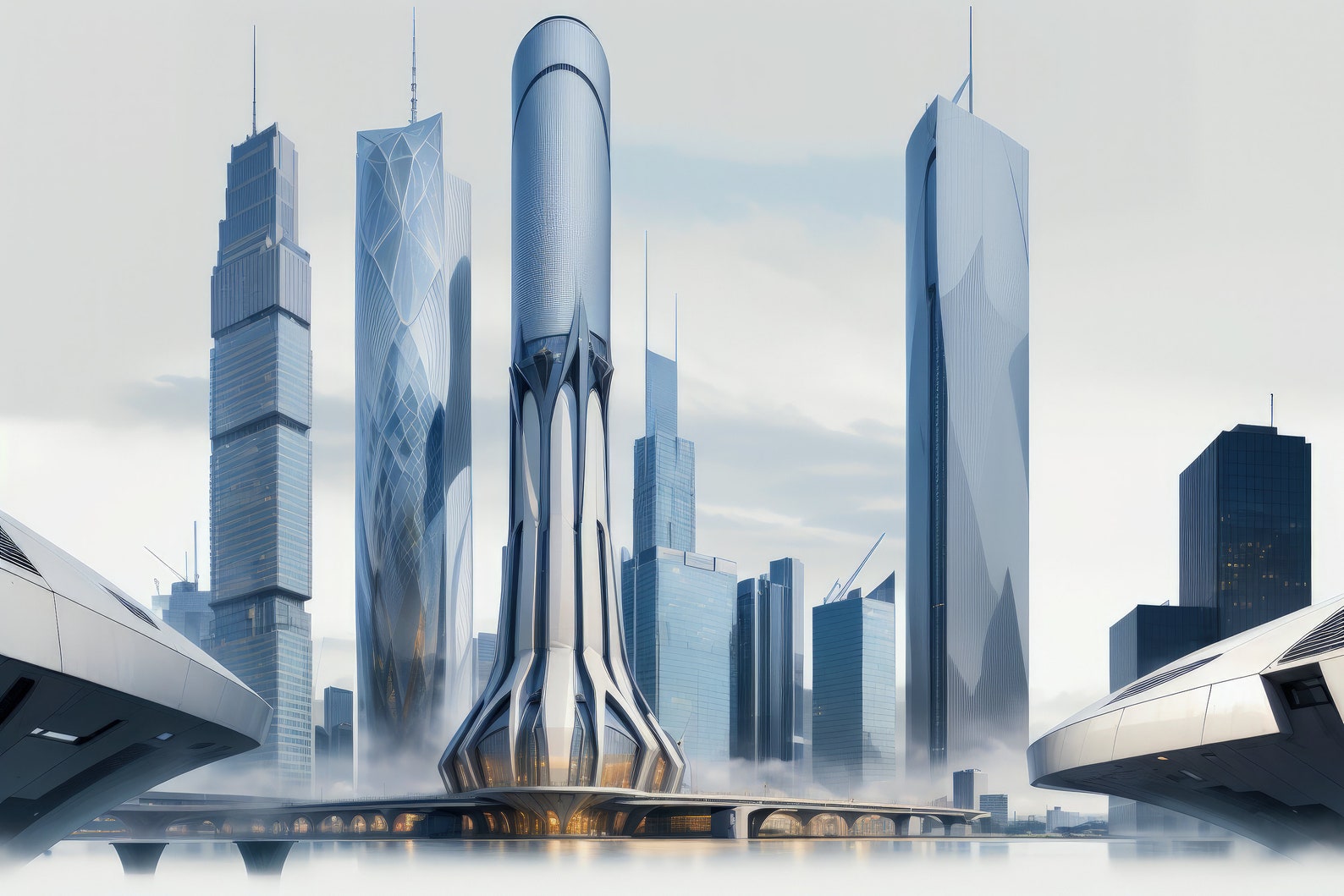 Cityscape Concept 2 | City Wall Art | Downloadable JPEG Wall Art Print ...