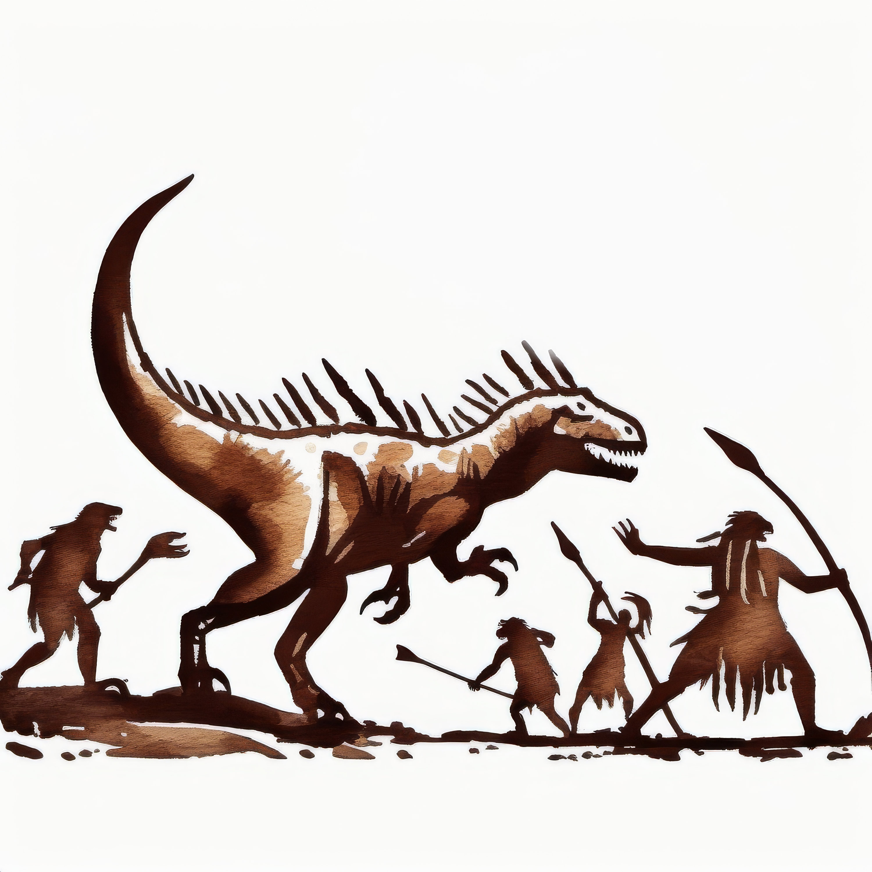 Dinosaur Cave Art 4 | Caveman Drawings | Downloadable JPEG Wall Art ...