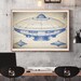 Flying Saucer Blueprint 2 | Downloadable JPEG Wall Art Print - Etsy