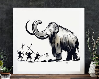 Prehistoric Poster: Cave Dwellers Contend With Prehistoric Monsters ...