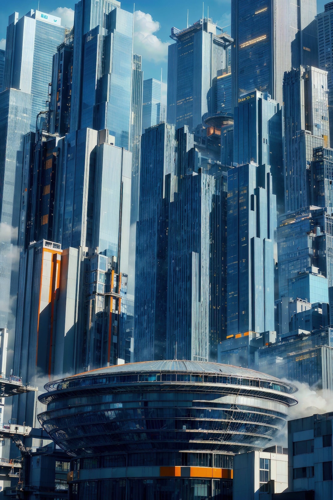 Cityscape Concept 1 | City Wall Art | Downloadable JPEG Wall Art Print ...