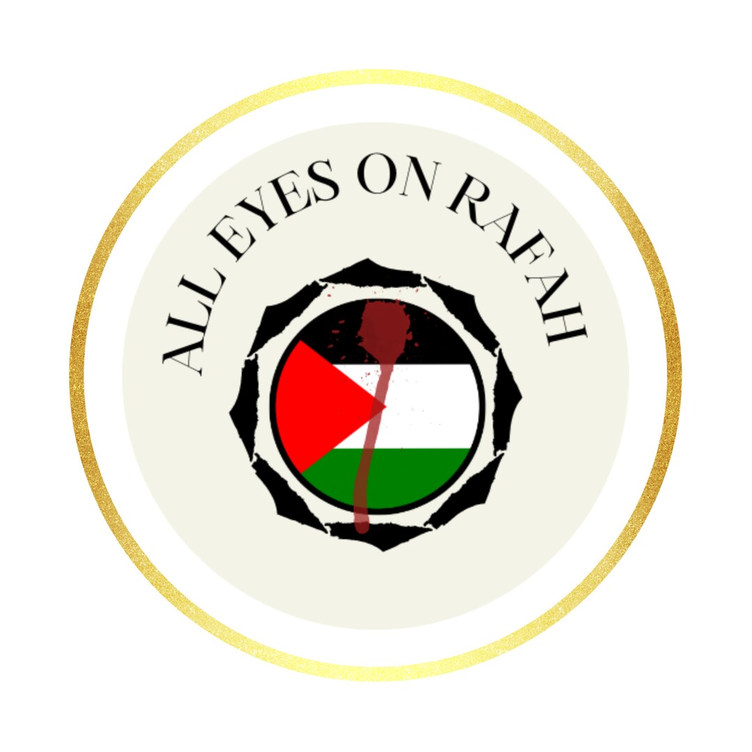 Buy All Eyes on Rafah Palestine Digital Template Logo Online in India ...