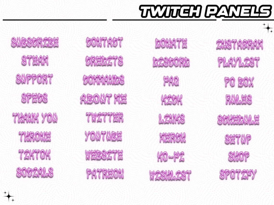 Chrome Y2K Drip PANELS Y2K Trend Pink Fire Star Heart 2000s 90s Style ...