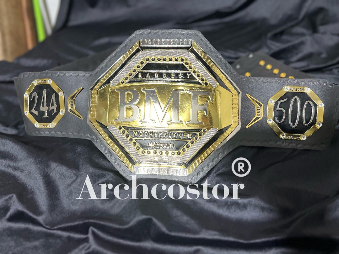UFC BMF Replica Title Belt Championship Adult Size Brass 4MM - Etsy