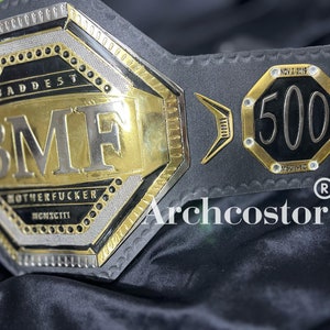 UFC BMF Replica Title Belt Championship Adult Size Brass 4MM - Etsy