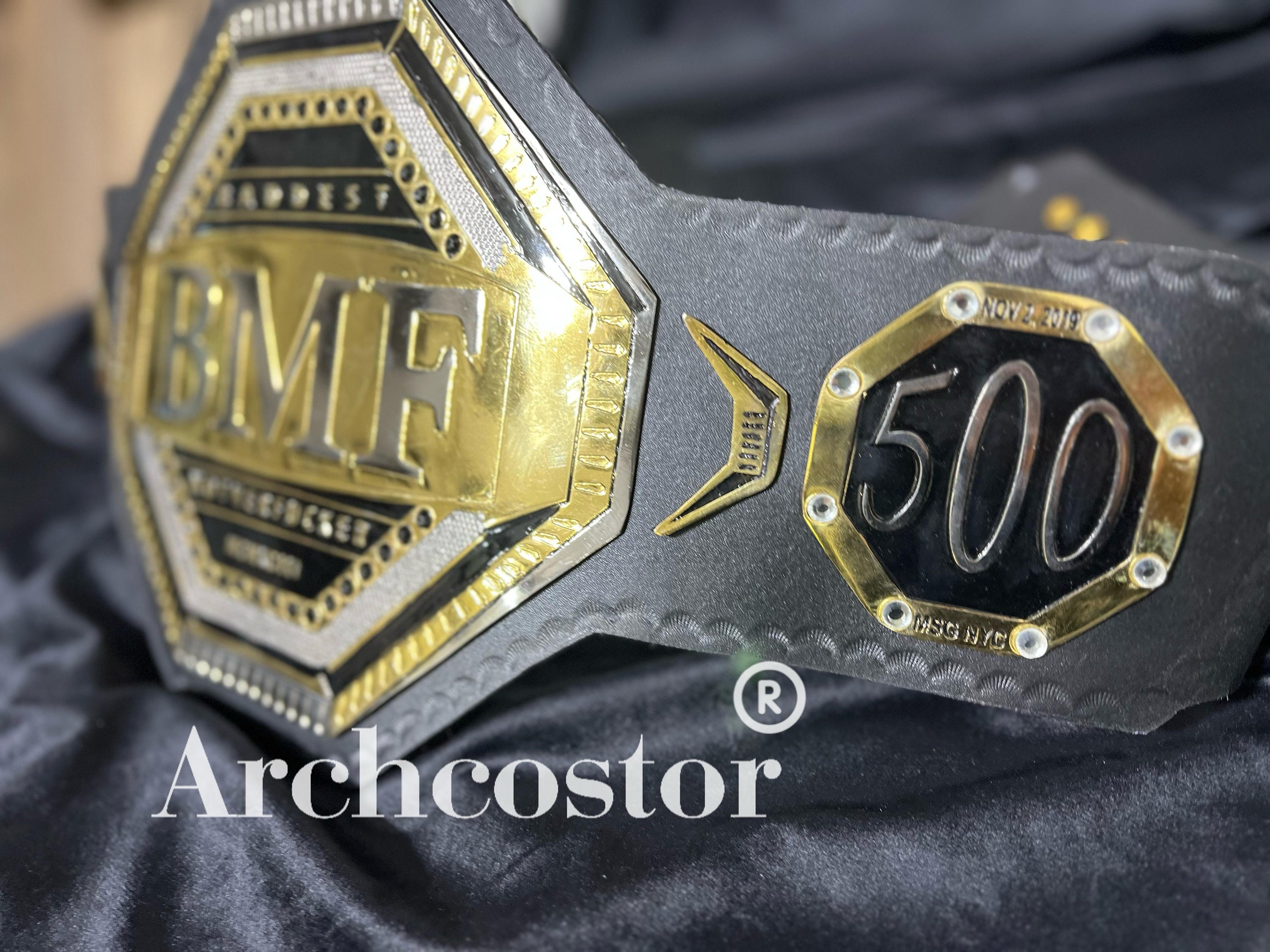 UFC BMF Replica Title Belt Championship Adult Size Brass 4MM - Etsy