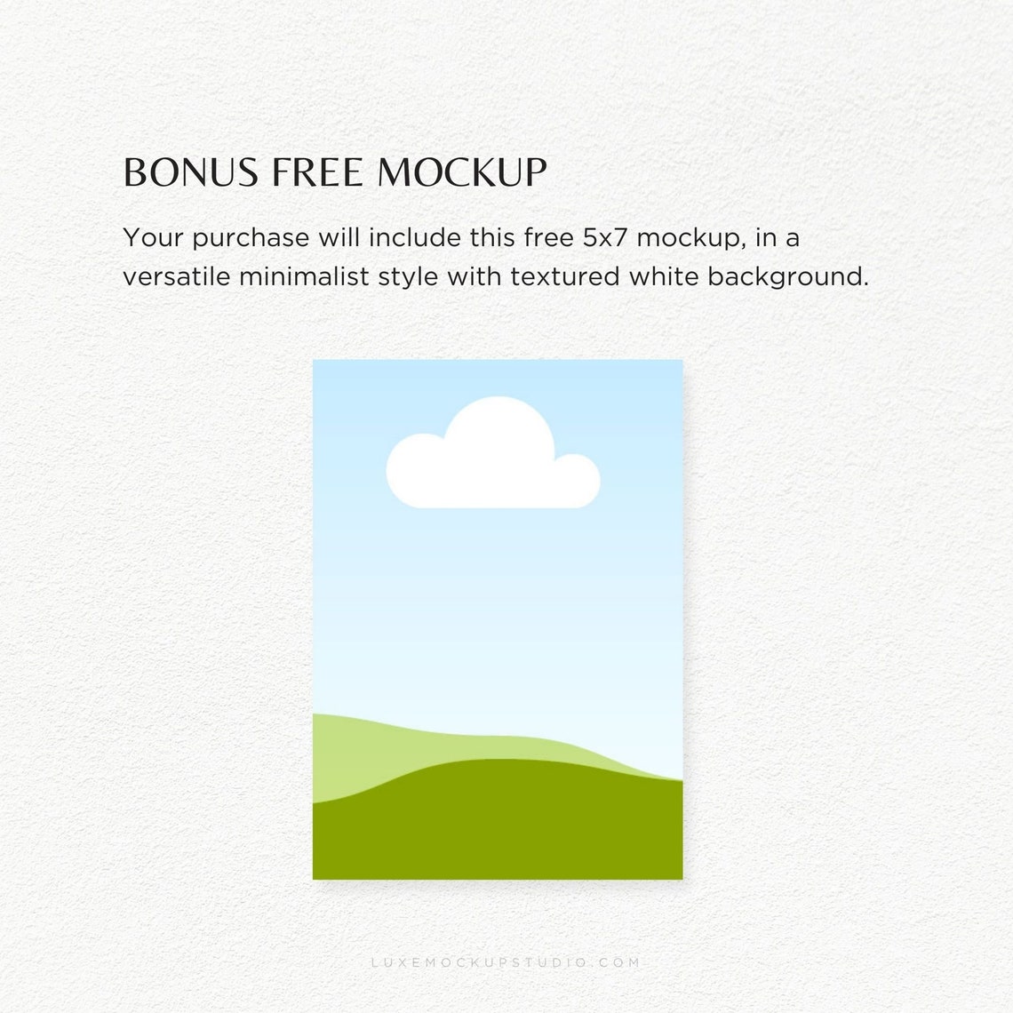 Printable Mockup, Canva Mockup, 7x5 Mockup, Wedding Card Mockup, Recipe ...