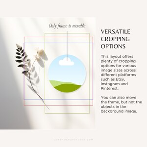 Circle Sticker Mockup Canva, Circle Template Mockup, Round Sticker ...