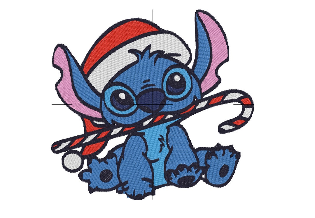 Candy Cane Stitch Instant Download Embroidery File - Etsy
