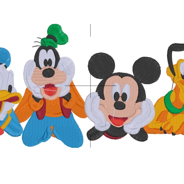 Friends Embroidery - Etsy