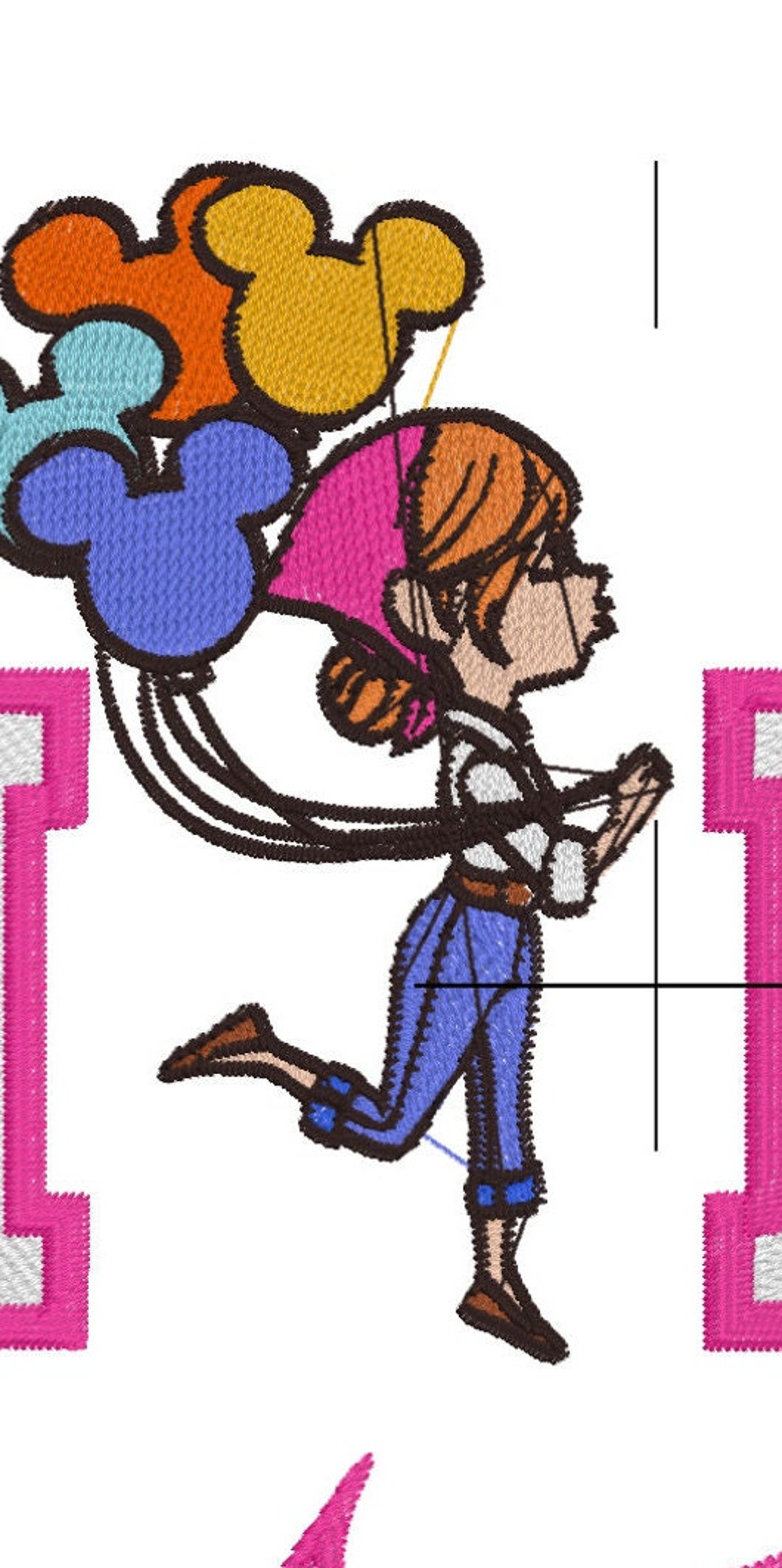 Custom UP Girl Instant Download Embroidery Design - Etsy