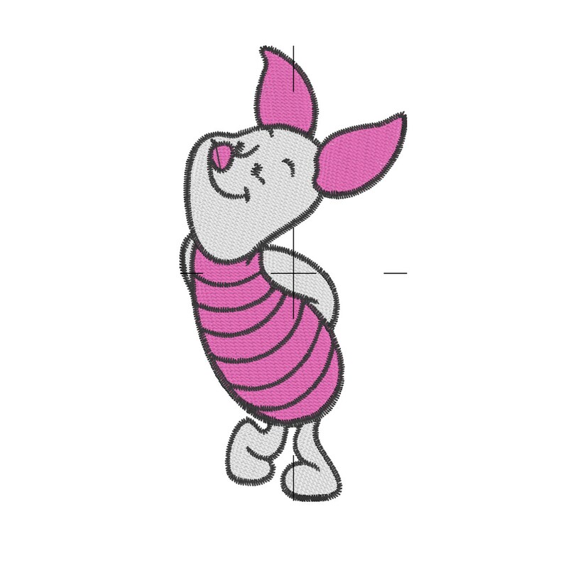 Piglet Embroidery - Etsy