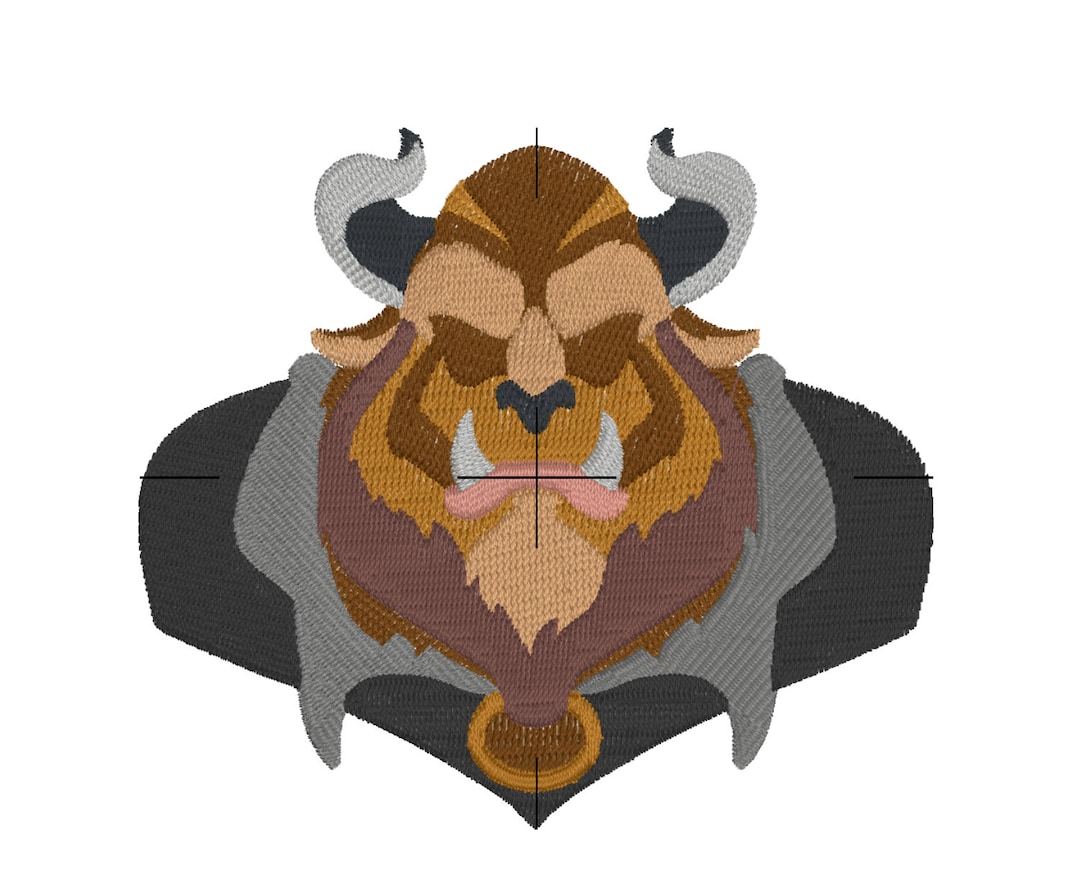 Beast Head Instant Download Embroidery File - Etsy