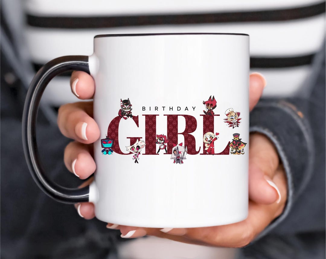 Personalized Hazbin Hotel Mug, Custom Ceramic Birthday Mug, Characters ...