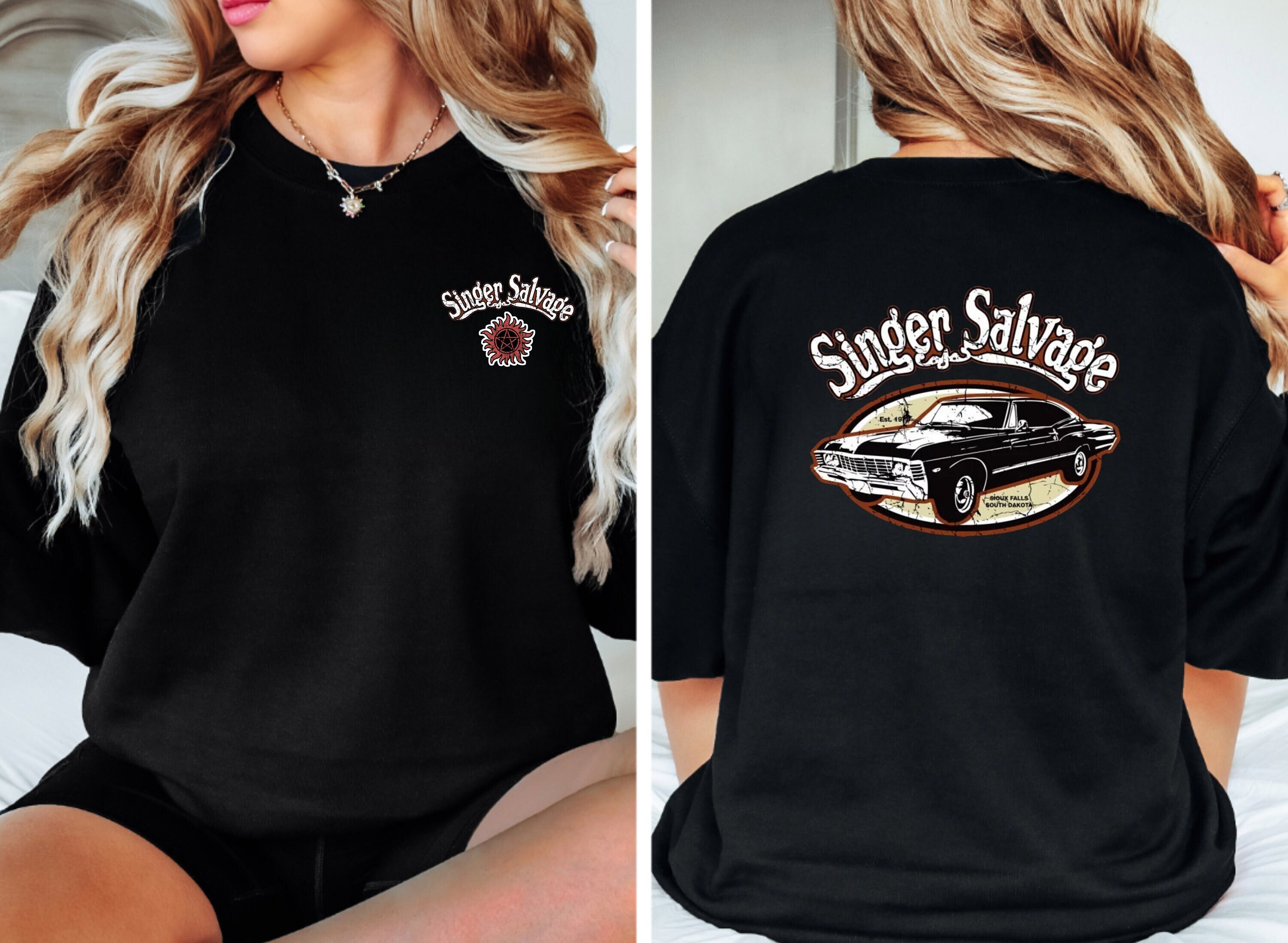 Singer Salvage Crewneck Sweatshirt Supernatural Shirt Supernatural ...