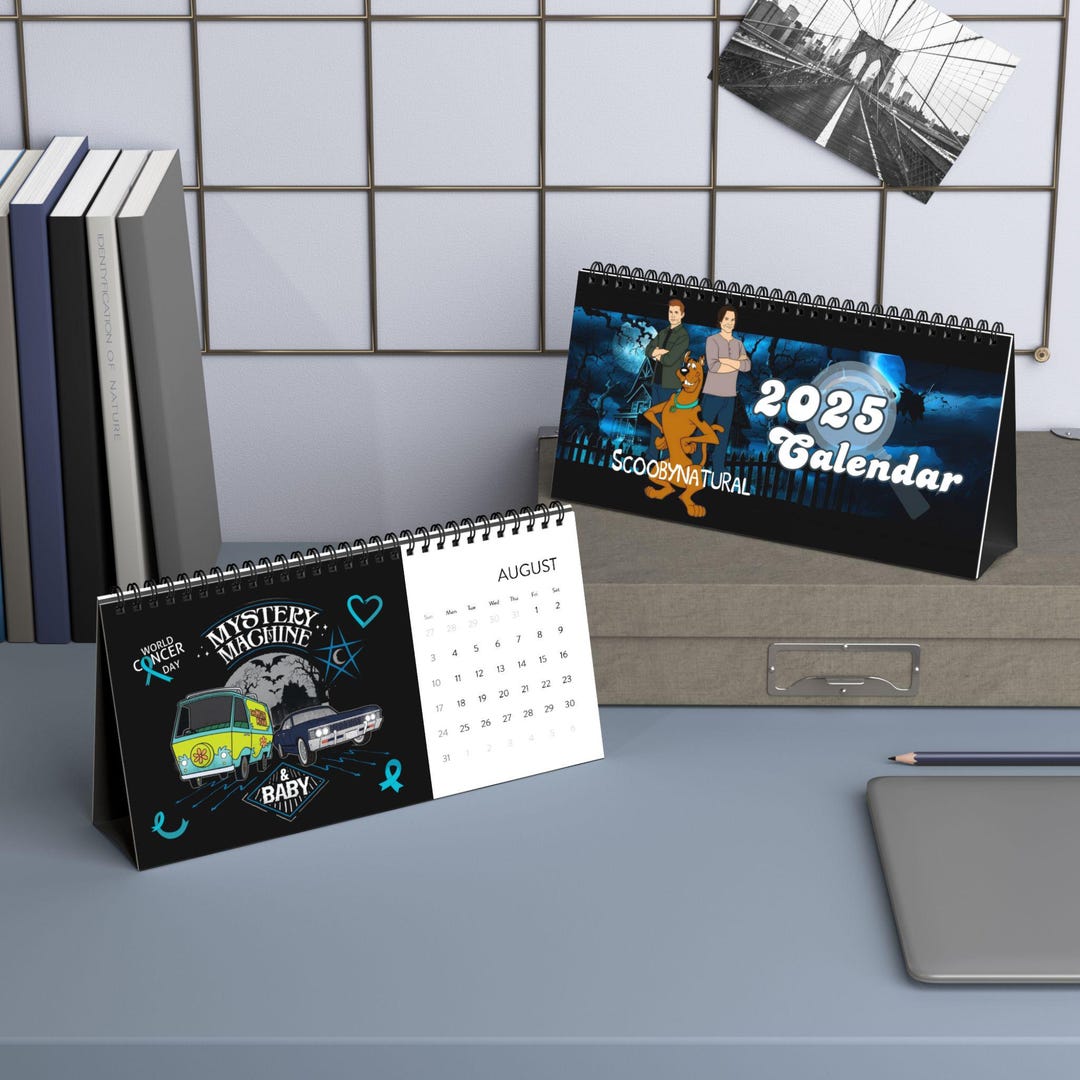 Supernatural Desktop Calendar (2025 Grid), Supernatural Calendar Gifts ...