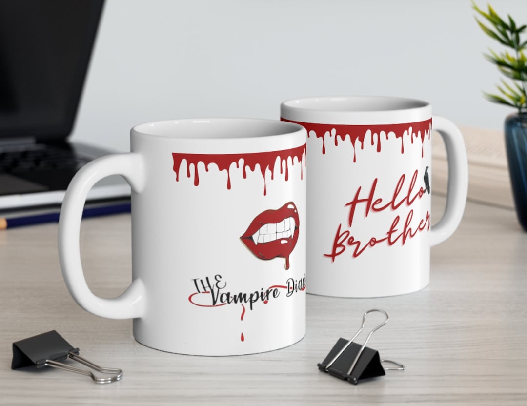 Vampire Diaries Inspired Ceramic Mug 11oz, Vampire Diaries, Gift for ...
