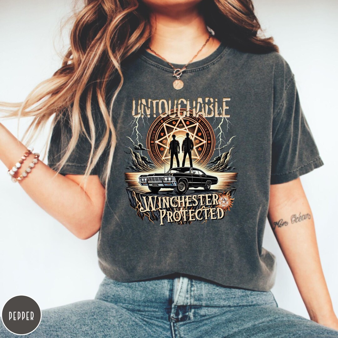 Supernatural Shirt, Dean Winchester Sam Winchester, Supernatural Gifts ...
