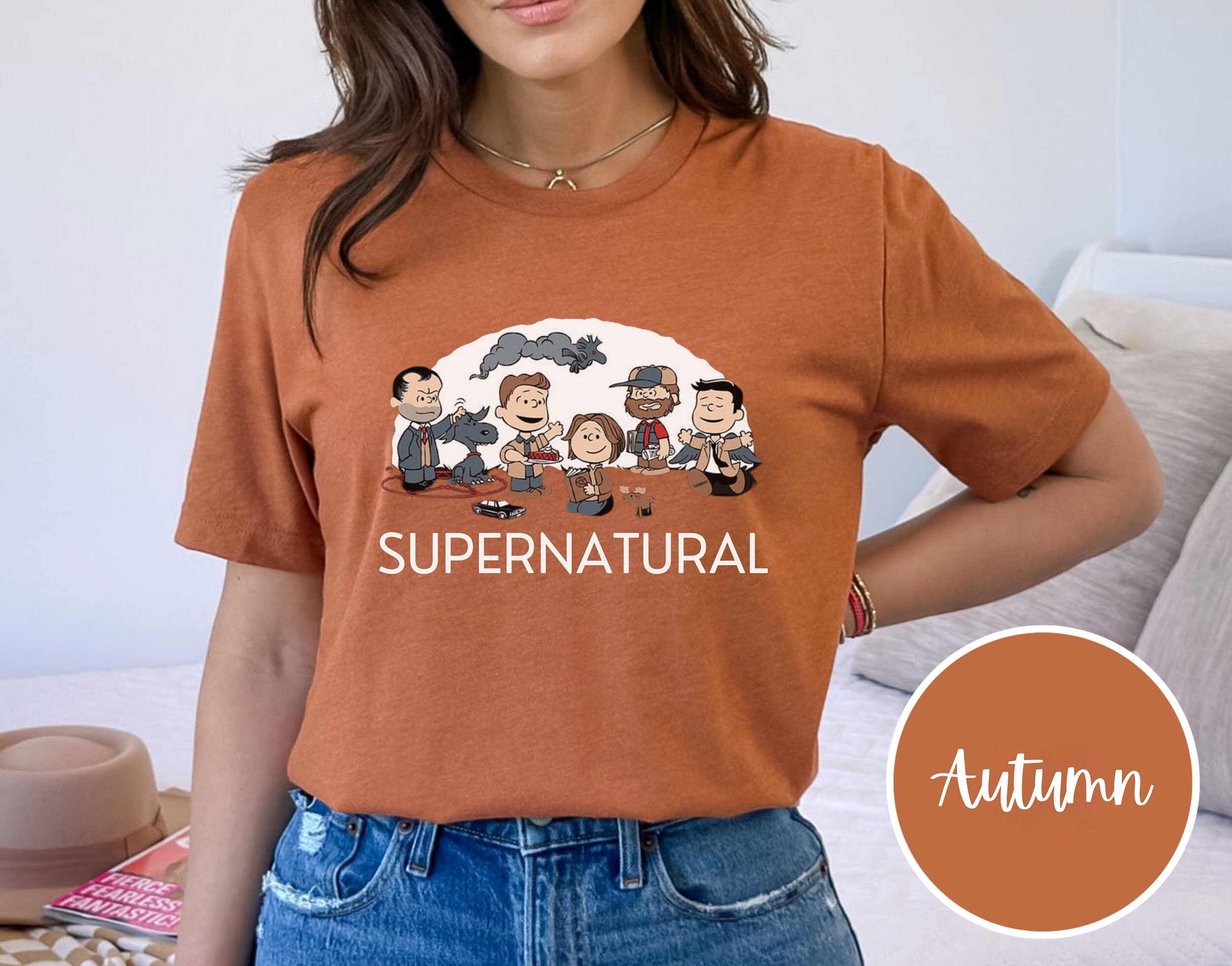 Supernatural Shirt, Dean Winchester Sam Winchester, Supernatural Gifts ...
