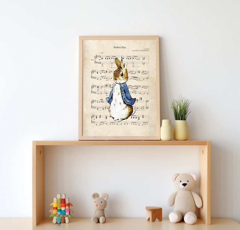 Beatrix Potter Nursery Wall Art. Beatrix Potter Character Illustration ...