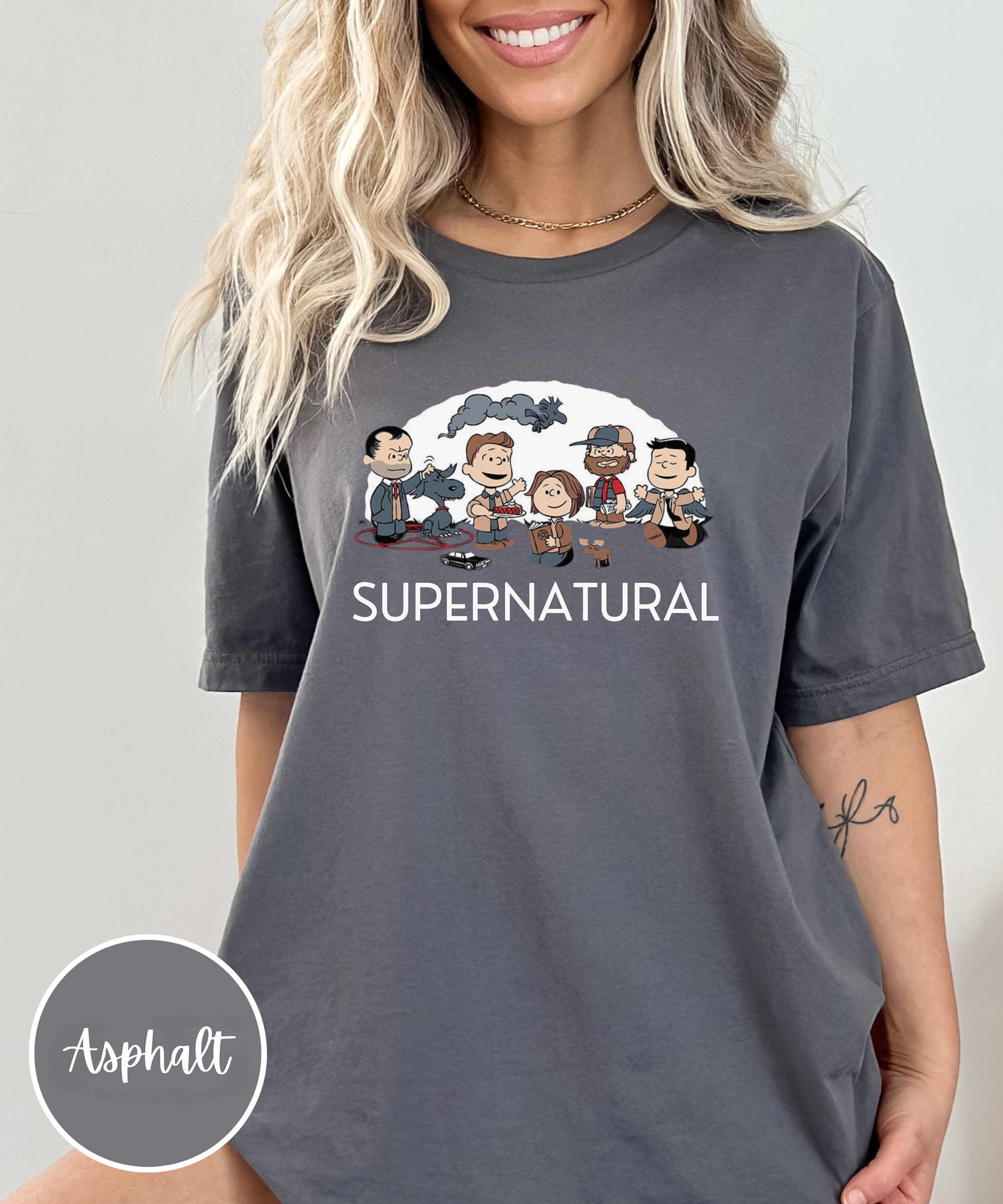 Supernatural Shirt, Dean Winchester Sam Winchester, Supernatural Gifts ...