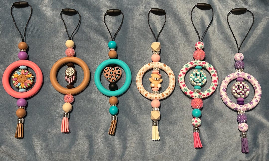 NEW* Beaded Car Charm - Etsy