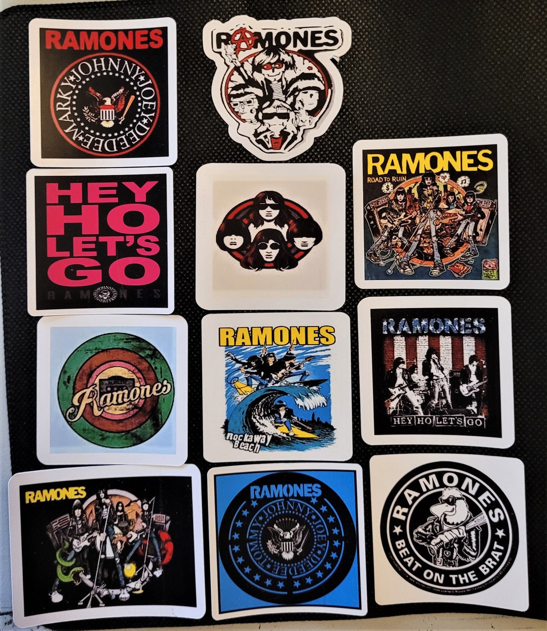 Ramones Stickers Set - 11 Stickers, Band Stickers, Metal Stickers ...