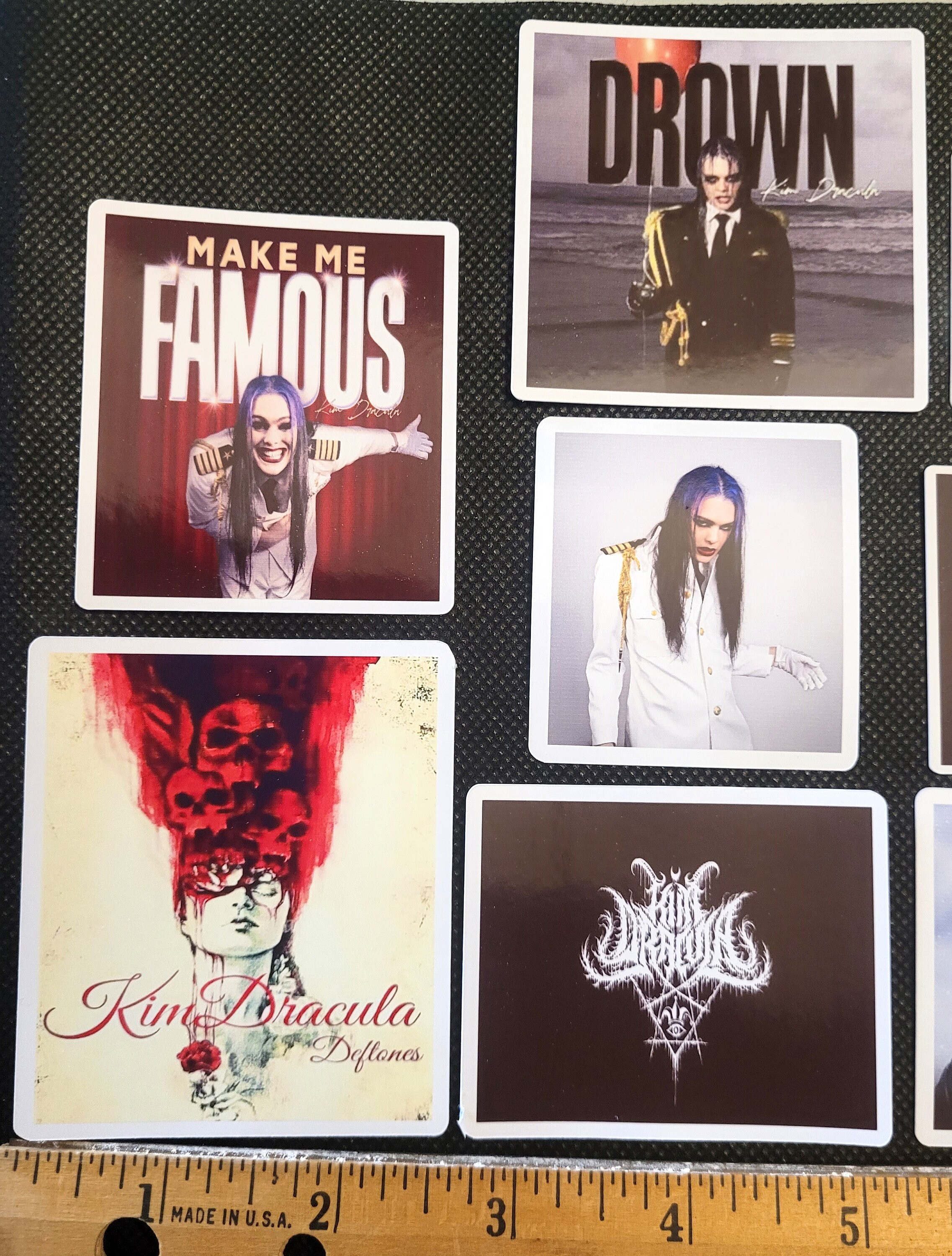 Kim Dracula Stickers Set 8 Stickers, Make Me Famous Stickers, Drown ...