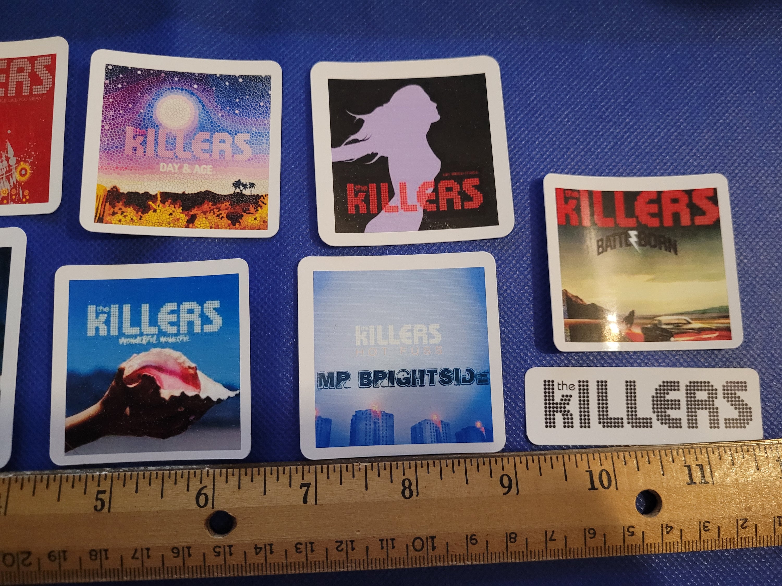 The Killers Stickers Set 10 Stickers, Metal Band Stickers, Alt Music ...