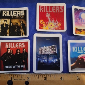 The Killers Stickers Set 10 Stickers, Metal Band Stickers, Alt Music ...