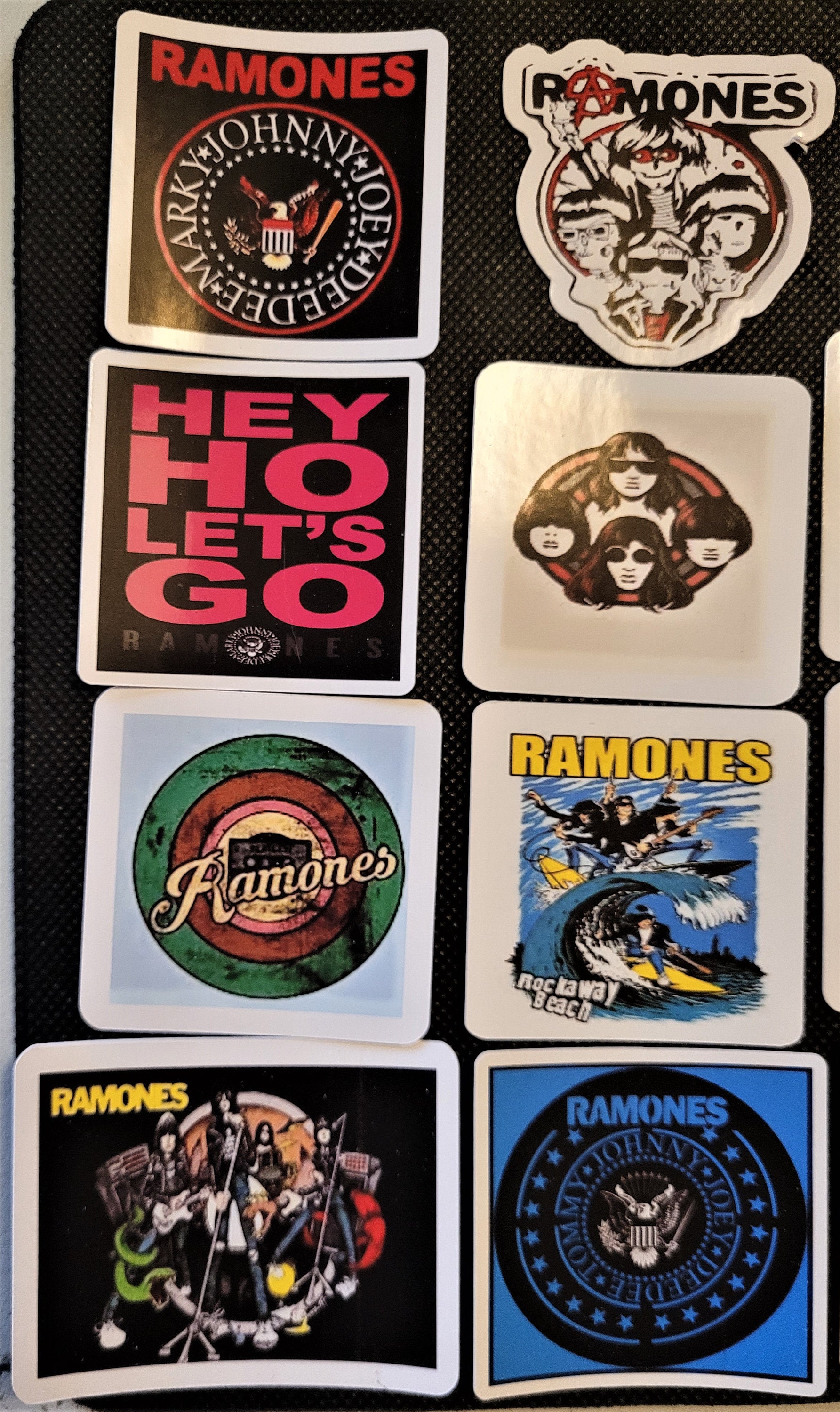 Ramones Stickers Set 11 Stickers Band Stickers Metal - Etsy