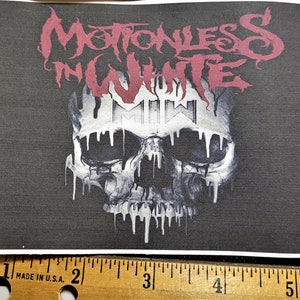 Motionless in White Stickers Set - 13 Stickers, Band Stickers, Metal ...