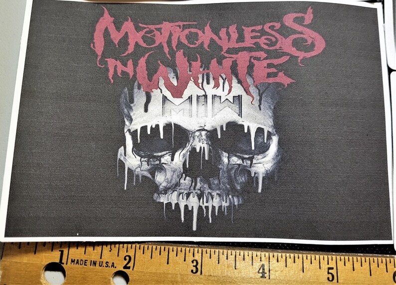 Motionless in White Stickers Set 13 Stickers Band Stickers - Etsy