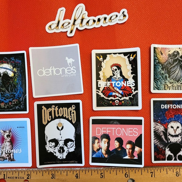 Metal Band Stickers - Etsy