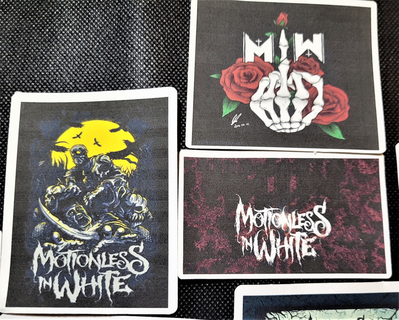 Motionless in White Stickers Set 13 Stickers, Band Stickers, Metal ...