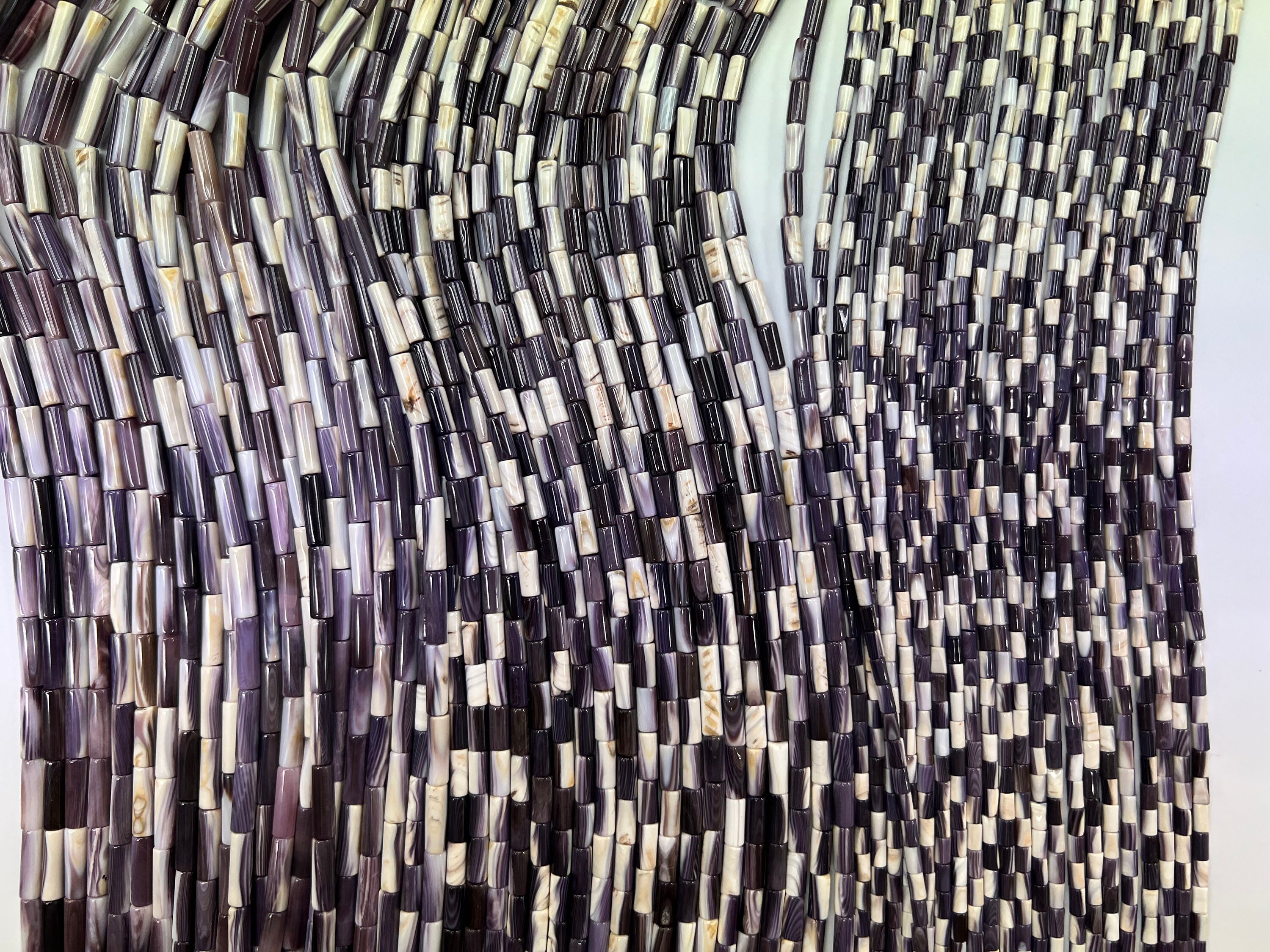 Wampum Shell Tube Bead 16inch - Etsy