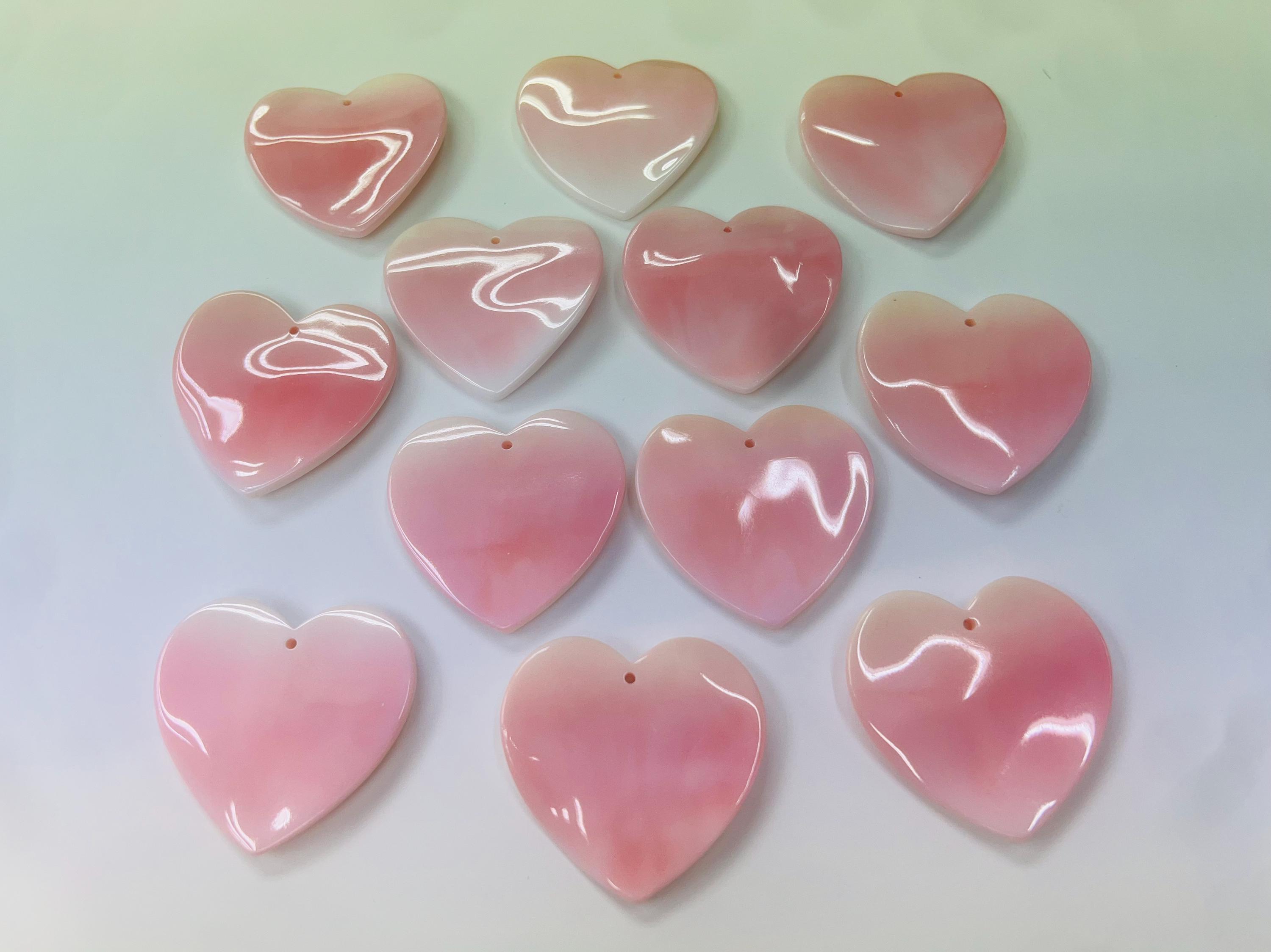 Extremely High Quality 50mm Queen Conch Shell Heart Shape With Top ...