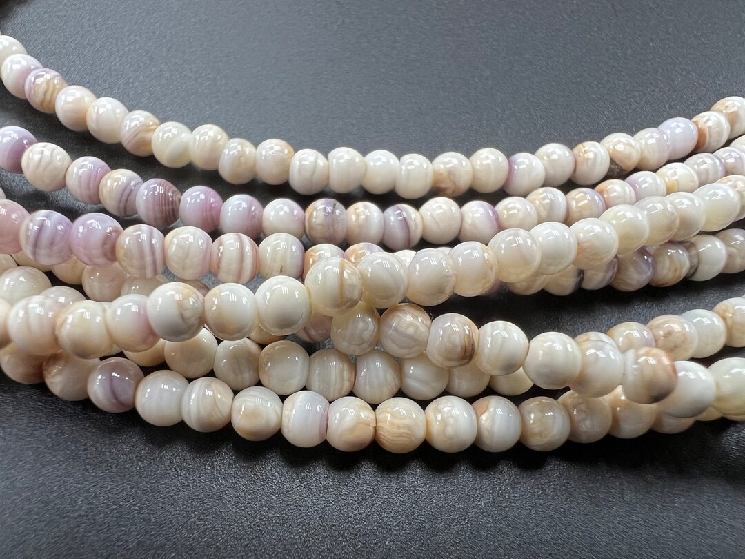 Wampum Shell 3mm Round Beads 16inch - Etsy