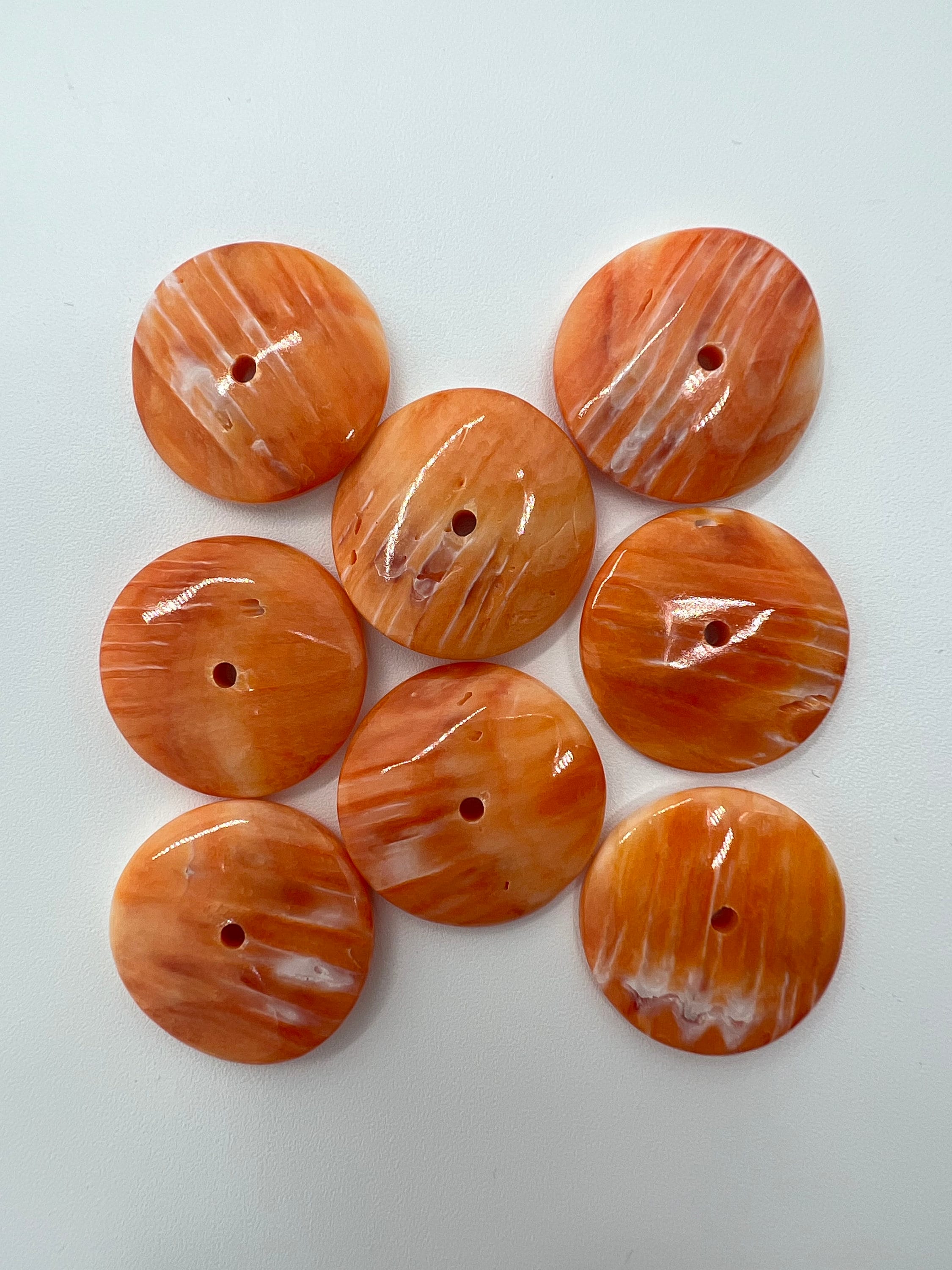 Spiny Oyster Shell 25mm Round Loose Pieces - Etsy