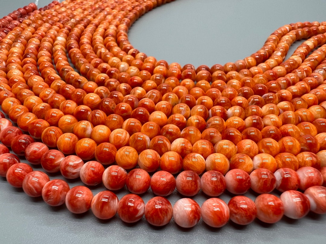 The Best Quality 6mm Spiny Oyster Shell Round Beads - Etsy