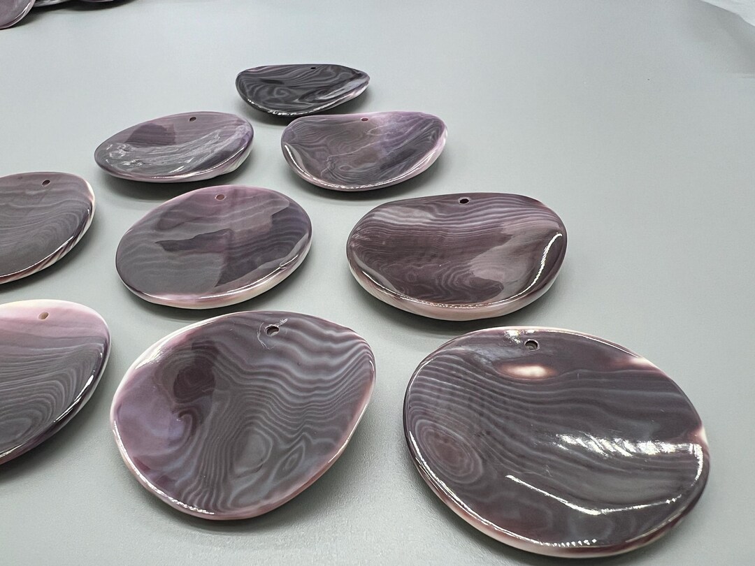 45mm Wampum Shell Round Loose Pieces - Etsy