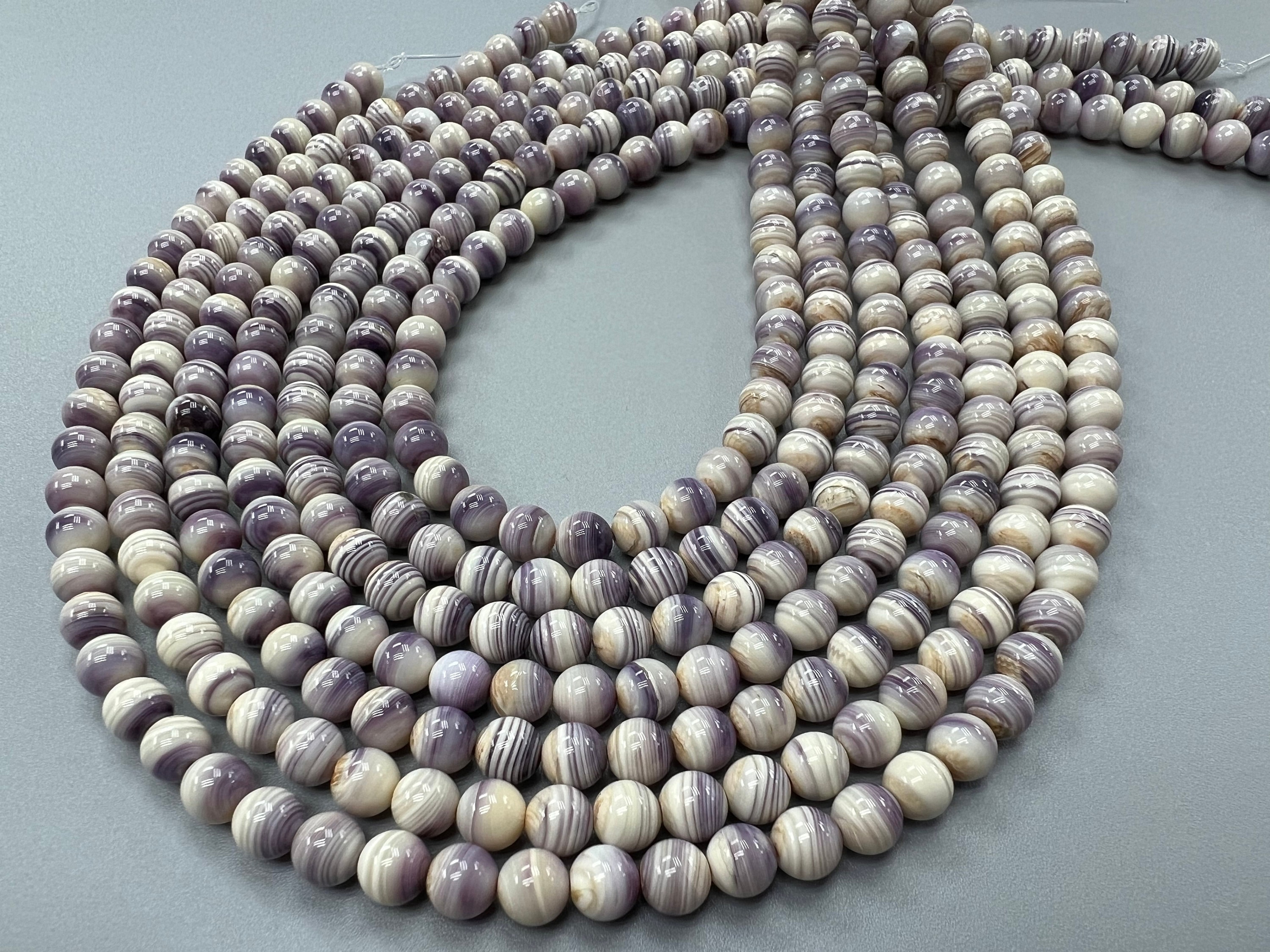 Wampum Shell Round Bead 7mm - Etsy